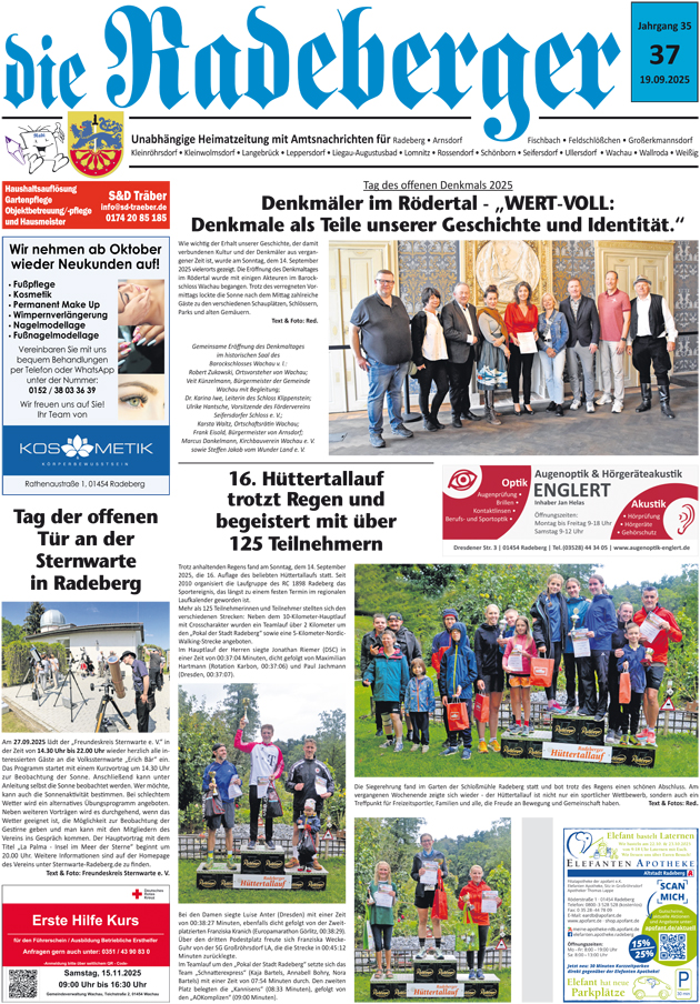 die Radeberger Heimatzeitung - 2025